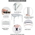 REDCAMP Large 3ft Square Foldable Card Table, Heavy Duty Portable for ...