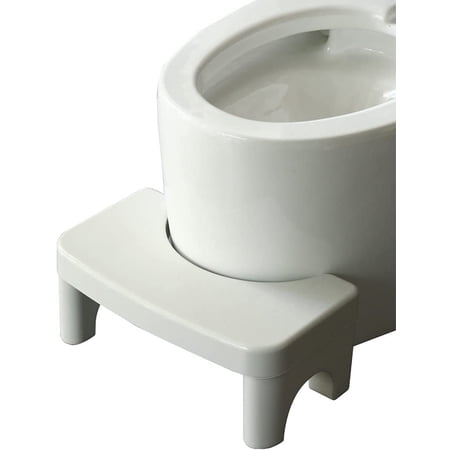 Toilet Foot Rest for Adult, Compact Bathroom Foot Rest White | Walmart ...