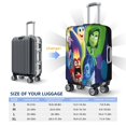 Inside O-u Luggage Suitcase Covers Elastic Washable Cartoon Luggage ...
