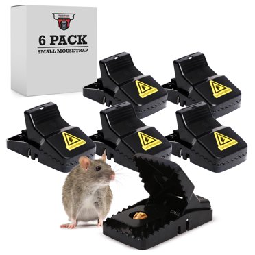 GJX 6Pcs Mouse Trap,Sensitive Mouse Triggering Rat Trap,High Capture ...