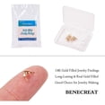 1set JK Findings Yellow Gold Filled Bead Tips Knot Covers Real 14K Gold ...