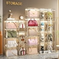 4 Packs Plastic Purse Storage Organizer for Closet - Walmart.com