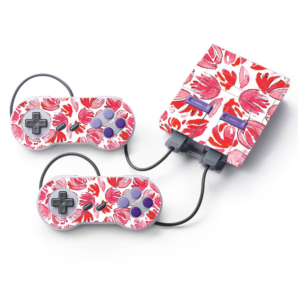 Skin Decal Wrap Compatible With Nintendo Super NES Classic Sticker ...