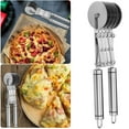 Onion Cutter Chopper Pizza Cutter Roller Stainless Steel Cutting Than ...