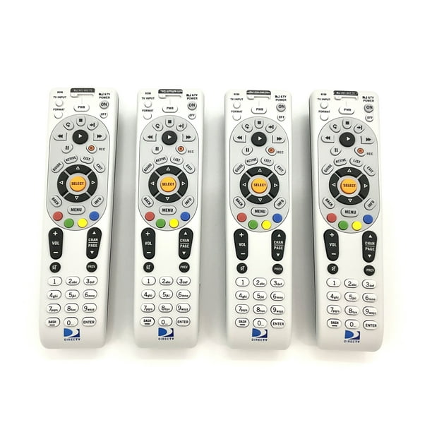 (4 Pack) Replacement DirecTV RC66 Universal IR Remote Control for TV ...
