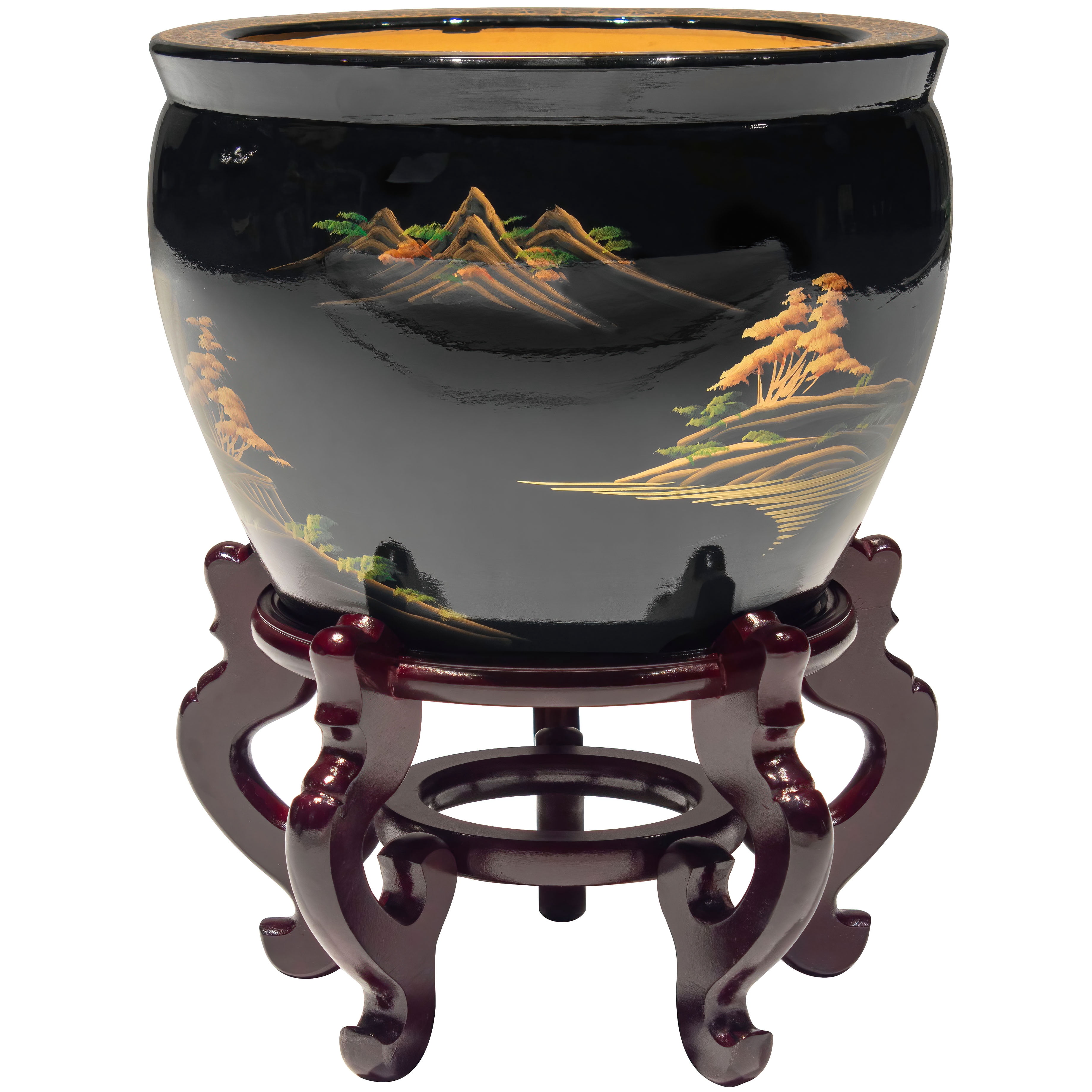 Chinese Fish Bowl Stand