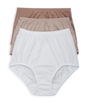 Olga Womens Without A Stitch Microfiber Brief 3-Pack Style-23173J ...
