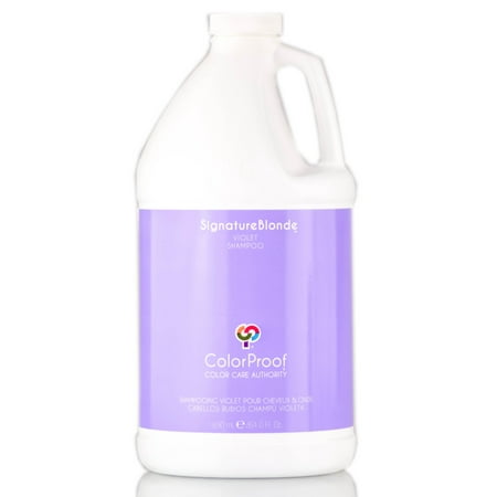 64 oz , ColorProof Signature Blonde Violet Shampoo, hair scalp beauty ...