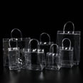 10 Pack Transparent PVC Christmas Gift Bags - Eco-Friendly Holiday ...