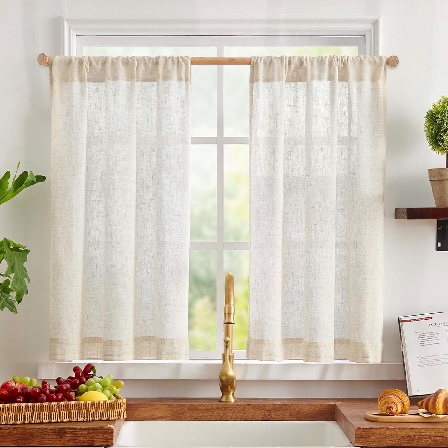 Click here for Nvklpb Tier Curtains 36 Inch For Small Window Line... prices