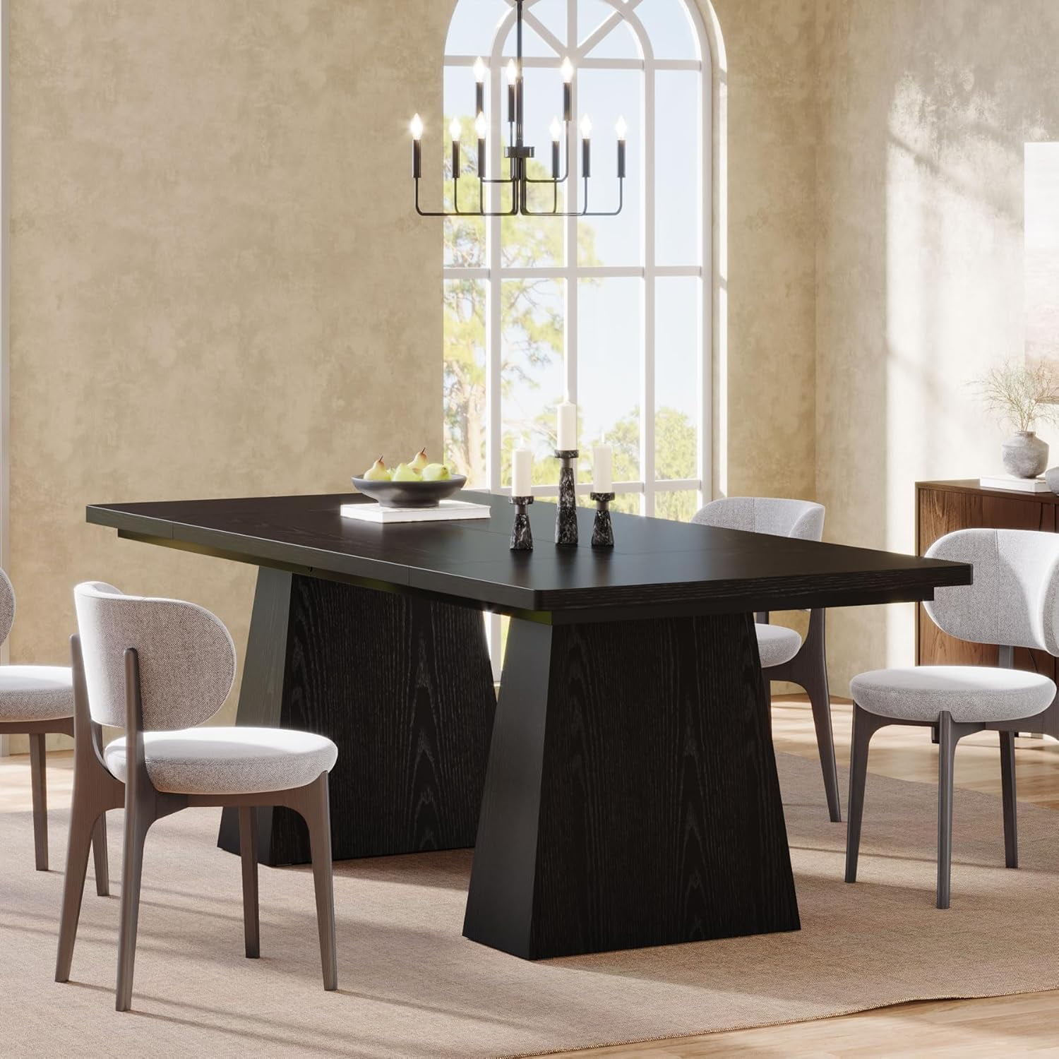 Click here for Tribesigns Dining Table For 6  Farmhouse Wood Kitc... prices