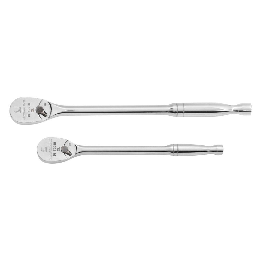 2 Piece 84T Full Polish Long Handle Ratchet Set - Walmart.com - Walmart.com