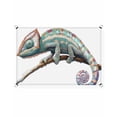 Chameleon on A Branch Sun Shade Sail 6.5'X10' Watercolor Animal UV ...