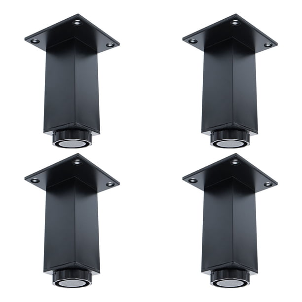 4 Inch Furniture Legs Aluminium Alloy Adjustable Feet Table Leg Height ...
