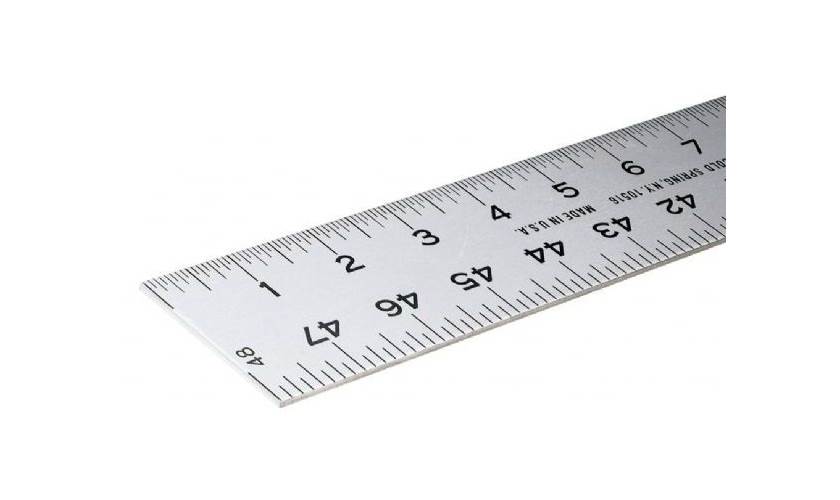 Fairgate 72" Graduated Aluminum Straightedge Ruler - Walmart.com ...