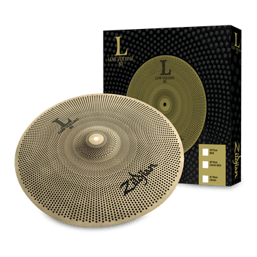 Zildjian LV348 L80 Low Volume 4-Cymbal Pack - 13" Hi-Hat Pair, 14" Crash, 18" Crash/Ride ...
