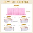 Classical Pearls Tulle Banquets Table Cover Polyester Tables Skirt Desk ...
