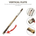 Qumonin Bamboo Bawu Flute F Key Vertical Blow Wind Instrument - Walmart.com