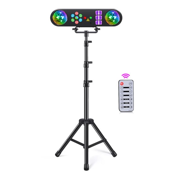 Lightahead® LED 3 Color Stage Light 3W Crystal Rotating RGB Stage Light ...