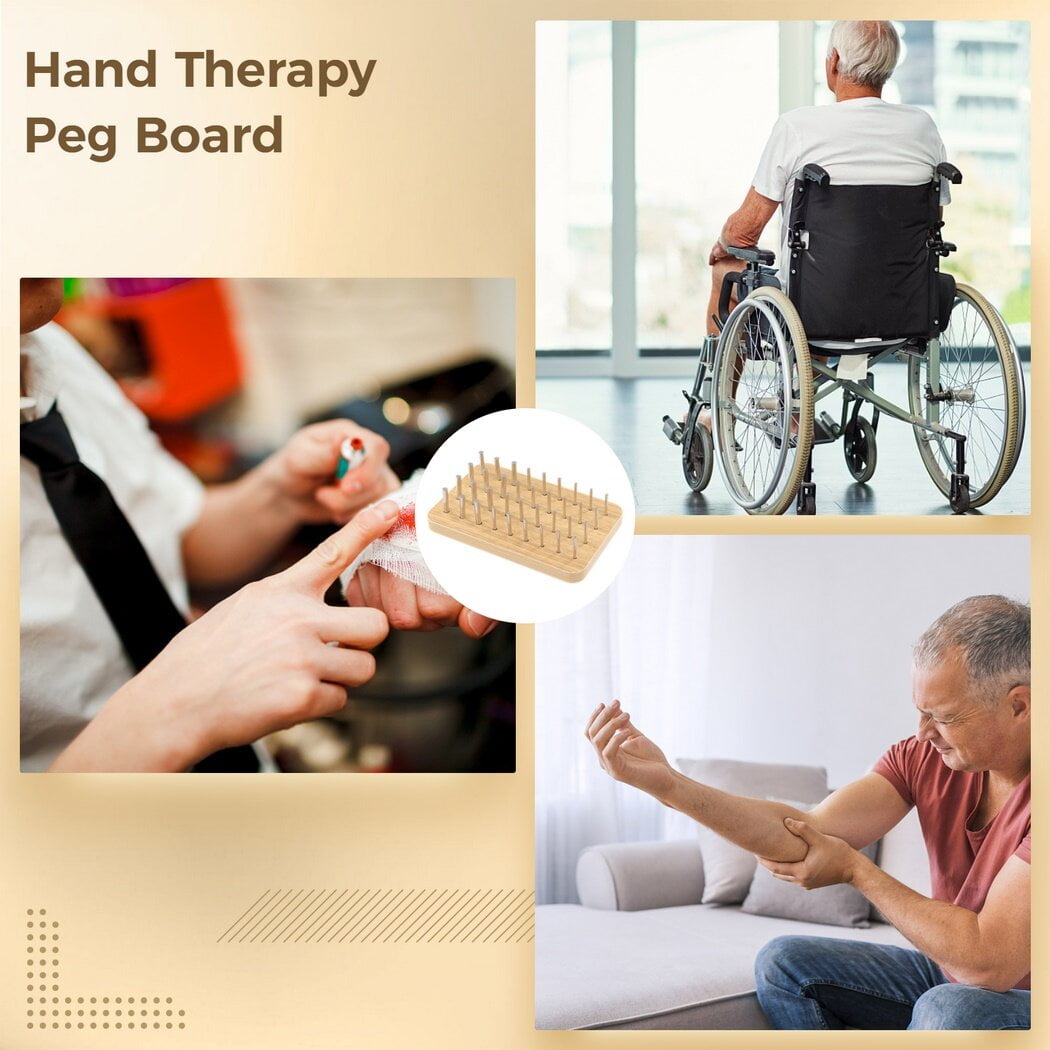 Wooden Pegboard For Hand Ultrassist Ultrassist 9 Hole Wooden Pegboard ...
