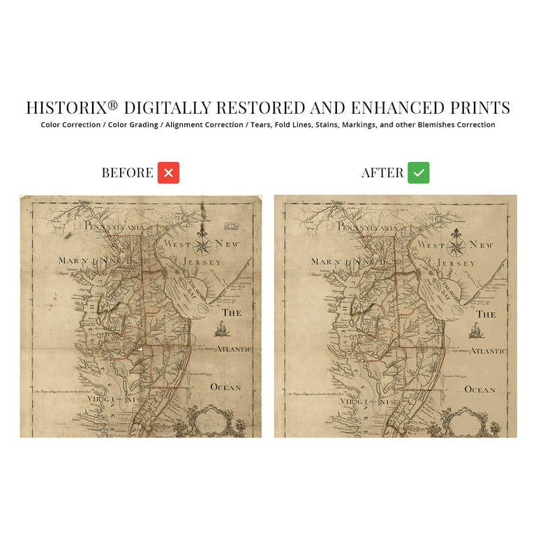 Chesapeake Bay Map Print
