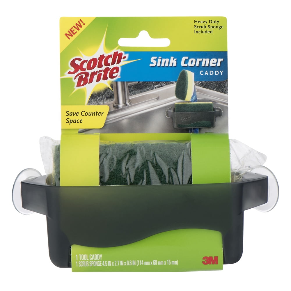 Scotch-Brite Sink Corner Caddy, 1.0 CT - Walmart.com