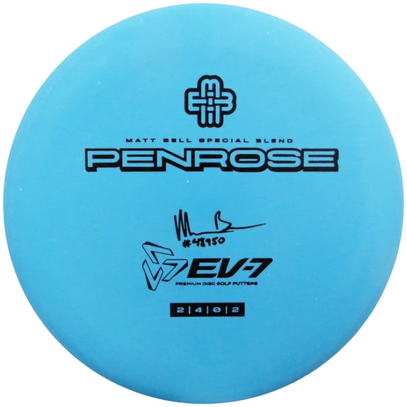 EV-7 Limited Edition Matt Bell Special Blend Penrose Putter Golf Disc ...