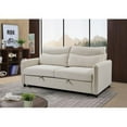 "3 in 1 Queen Sofa Bed, 75"" Sleeper, Pullout Bed & Adjustable Backrest ...