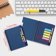 1PC Lined Spiral Notebook Small Notepad and Pen Set, Lined Notepad ...