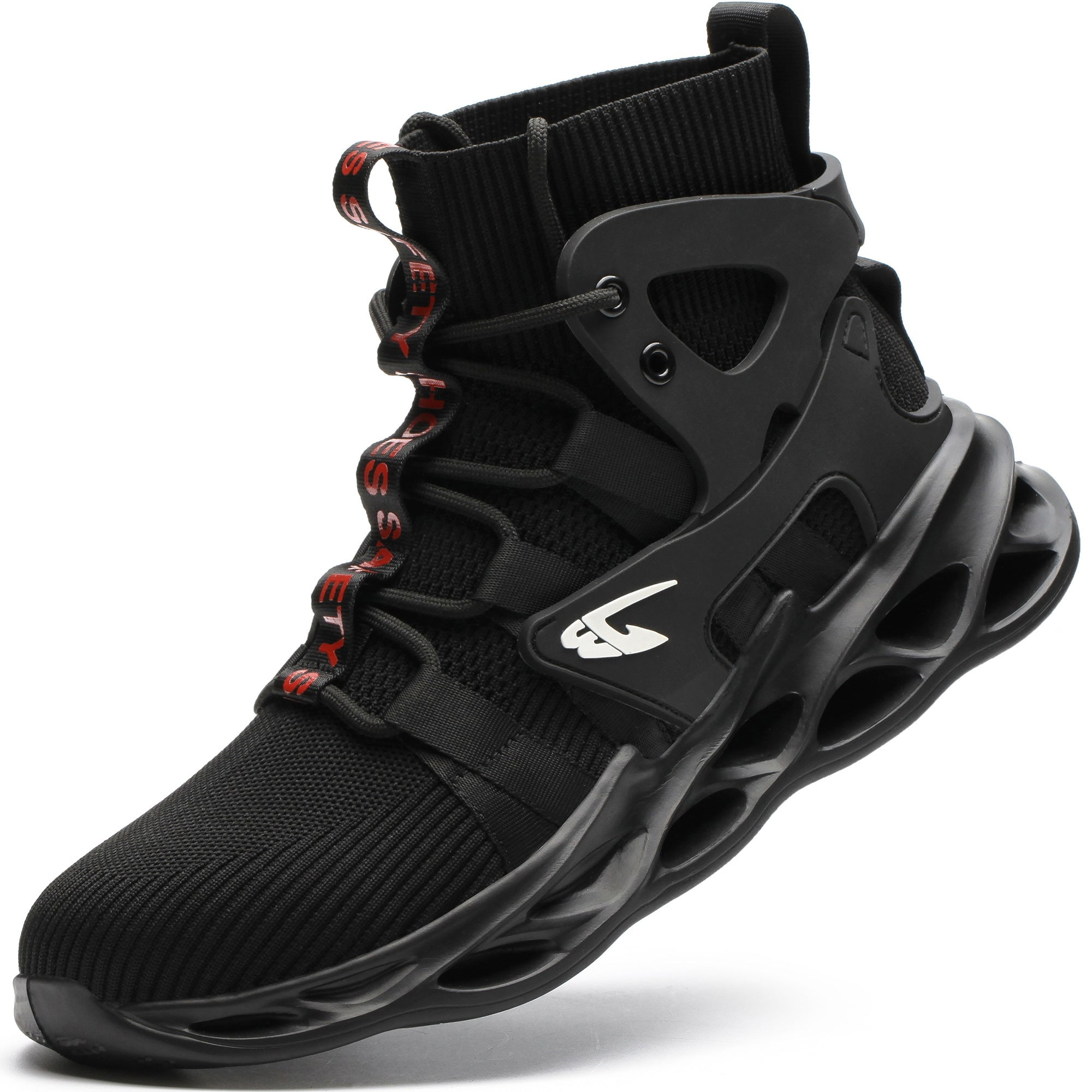 Tanleewa Indestructible Steel Toe Work Boots for Men Safety Shoe Size ...