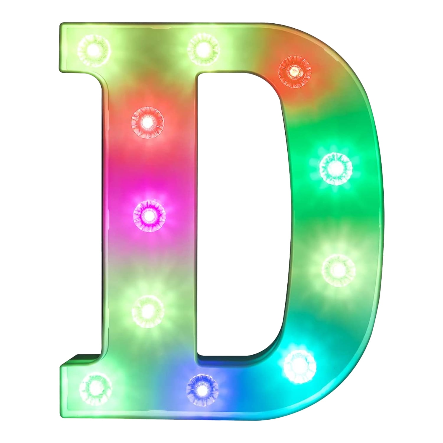 Colorful Light Up Numbers ,Color Changing LED Marquee Number Lights ...