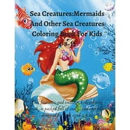 Mermaid Coloring Book for Kids Ages 4-8: Mermaid Coloring Pages with ...