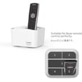 LOUKIN Remote Control Holder with 5 Compartments, Stationery Organizer ...
