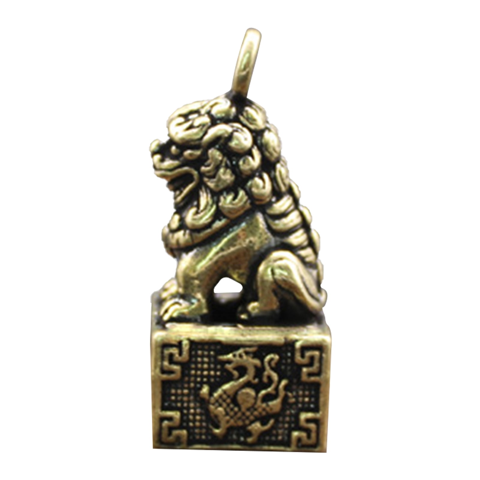 Farfi Auspicious Design Animal Seal Statue Rust-proof Copper Four ...