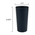 Mainstays Dark Blue 26-Ounce Plastic Tumbler, Dishwasher Safe, Reusable ...