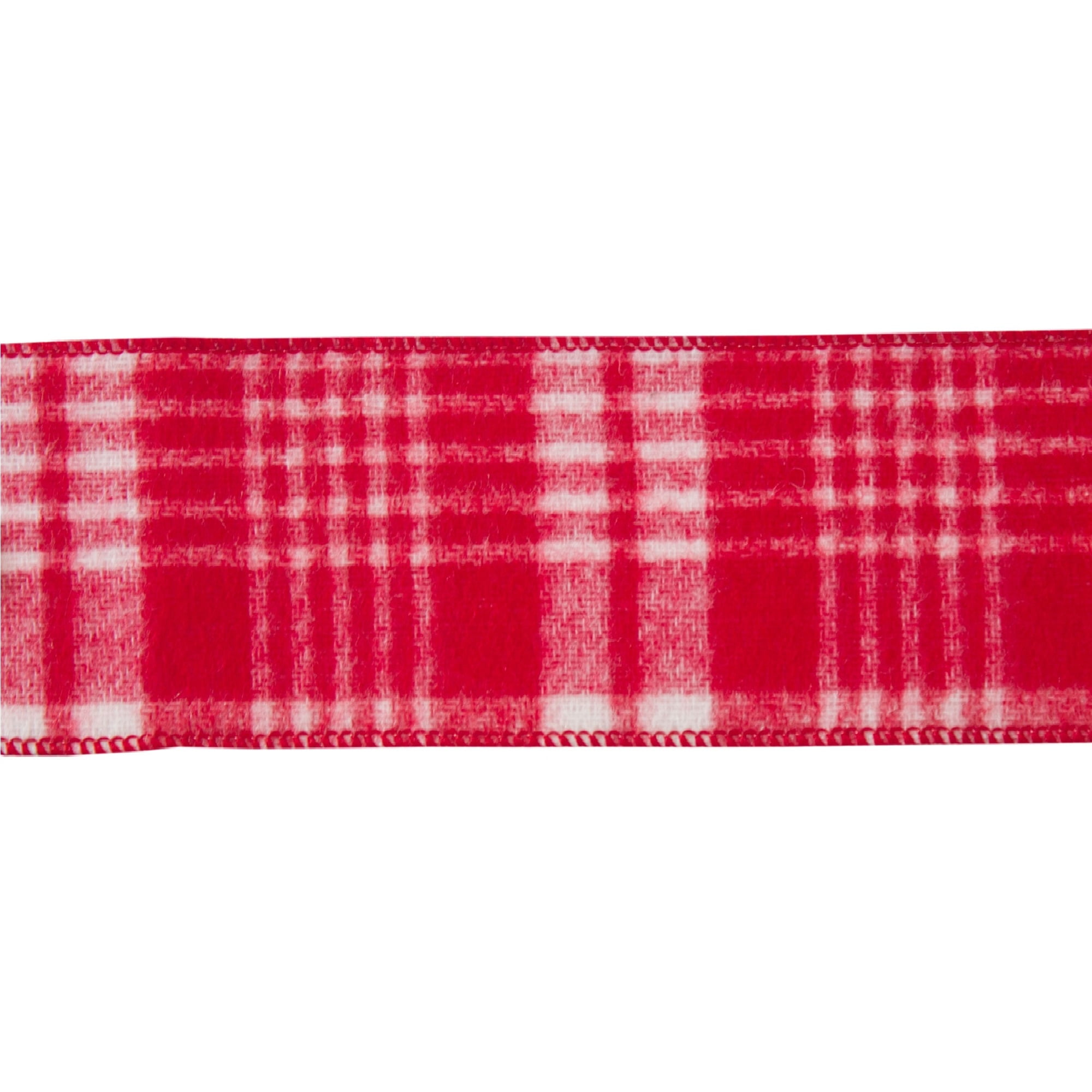 Set of 4 Red and White Plaid Pattern Ribbon 30’ - Walmart.com