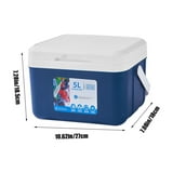 LKJJLIQ 5L Ice Chest Water Cooler, Navy Blue - Walmart.com