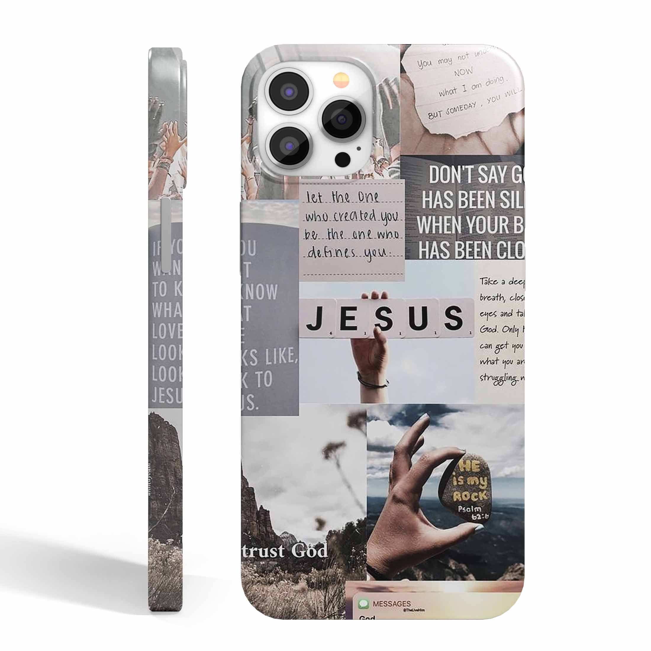 Tobelint Case for iPhone 14 Pro,Jesus Quotes Pattern Case with Side ...
