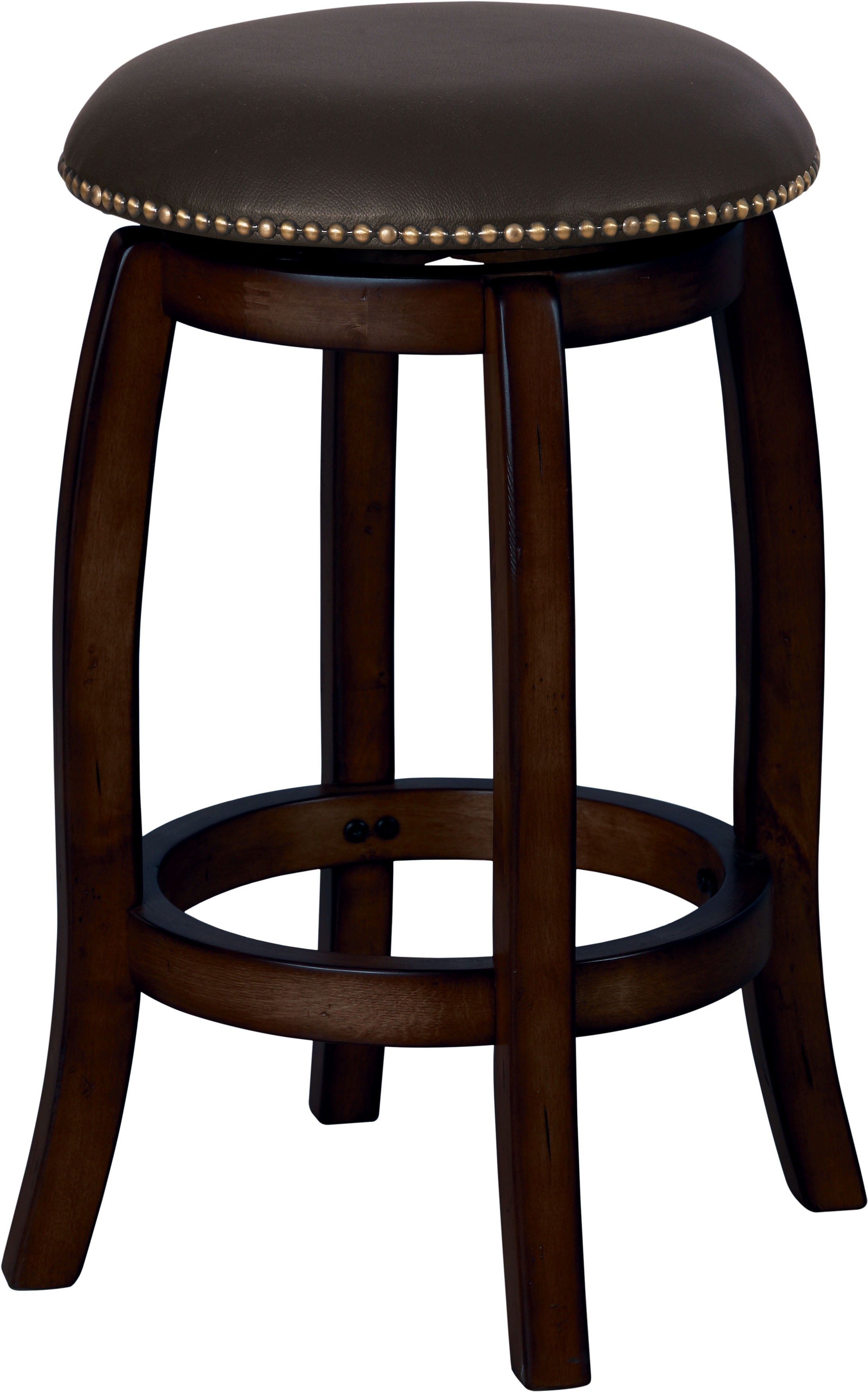Chelsea Counter Height Stool With Swivel, Black & Espresso - Walmart.com