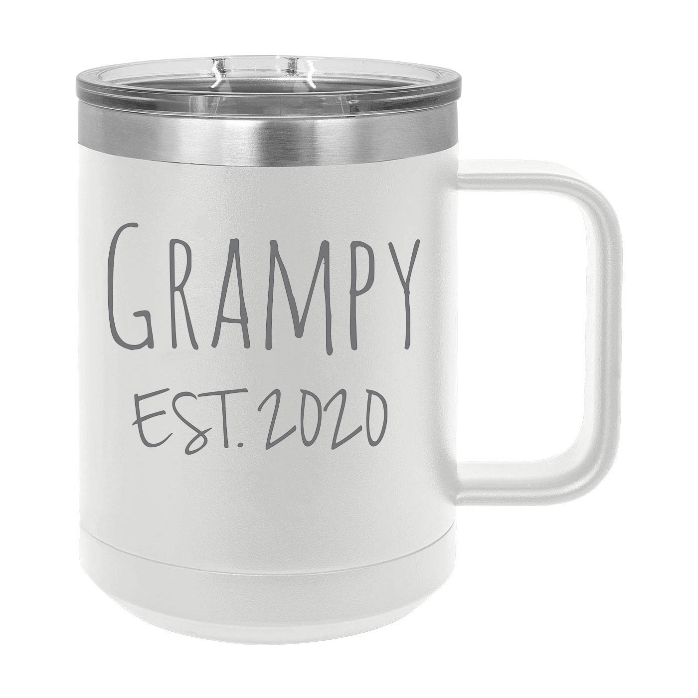 Grampy Est. 2020 Established Stainless Steel Vacuum Insulated 15 Oz ...