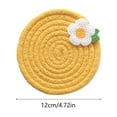 Floleo Handmade Cotton Rope Coasters, Boho Kitchen Table Heat ...