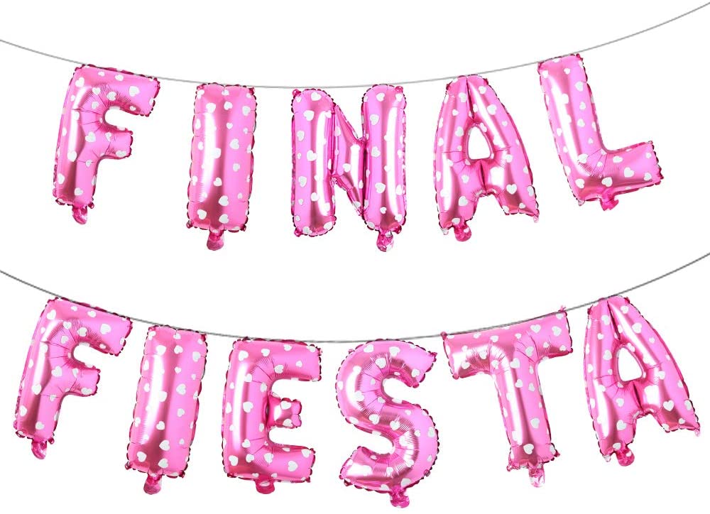 Bachelorette Party Decor Set Bridal Shower Party Balloons Final Fiesta ...