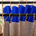 40 Pack Metal Curtain Rings with Clips and Drapery Hooks, Decorative ...