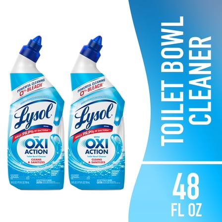 Lysol Toilet Bowl Cleaner Power Fresh Cling 24 Ounces Pack of 4 ...