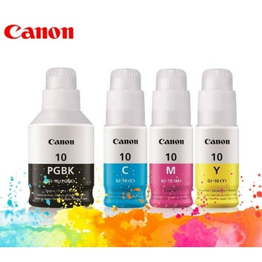 Kit de 4 tintas CANON GI-190 Negra Cyan Magenta Amarilla GI-190 | Bodega Aurrera en línea
