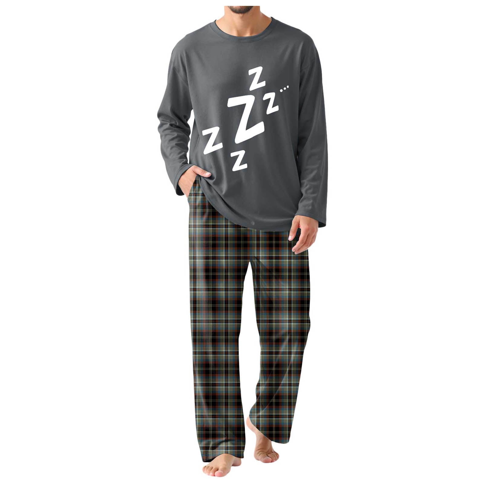 Click here for Ccpelsie Mens Sleepwear Sets Breathable Nightwear... prices