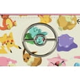 Pokemon Allover Character Zip Around Closure Faux Leather Wallet For ...