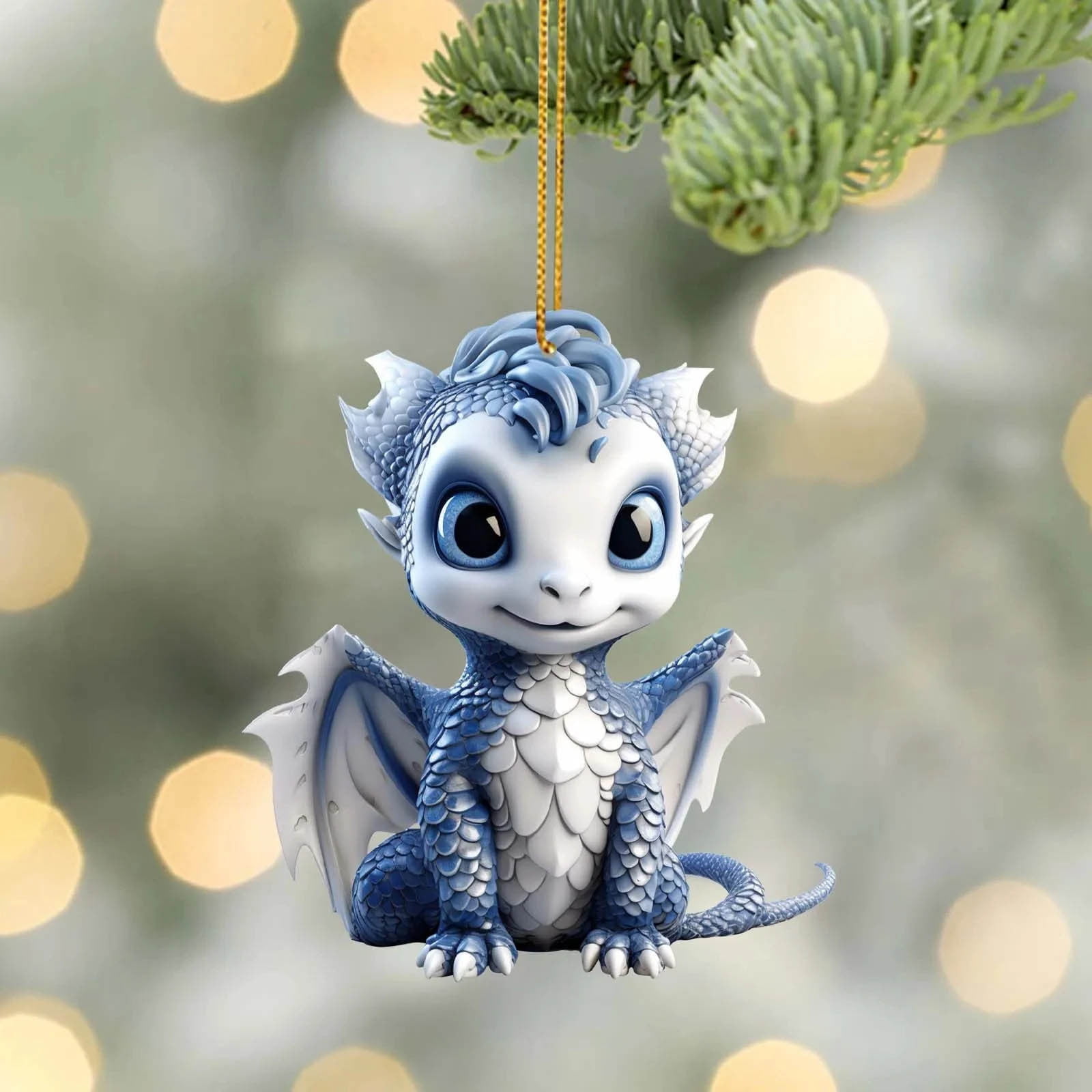 Click here for Eqwljwe Cute Baby Dragon Hanging Ornament snow Dra... prices