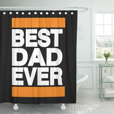 XDDJA Daddy Best Dad Orange Favorite Greatest Awesome Number One Shower ...