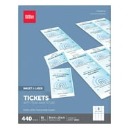 Walmart Raffle Tickets - 1000 Colored Sheets with Stub - Assorted ...